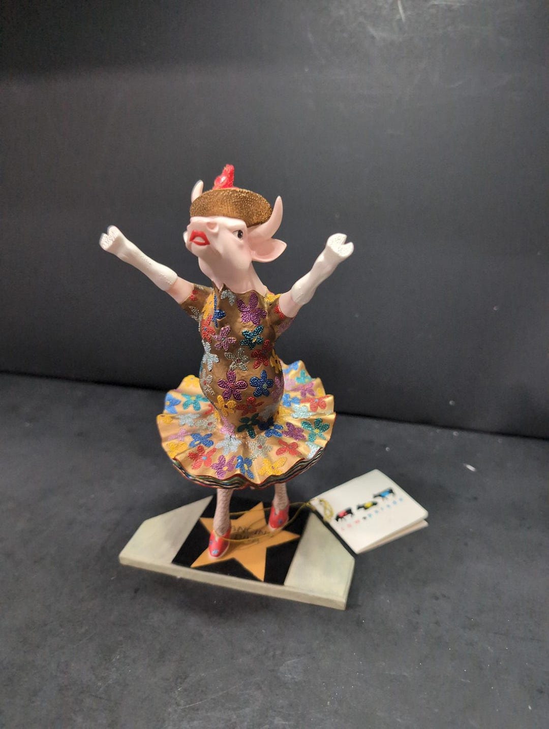 Cow Parade Dancing Diva Cow Figurine, Westland Giftware, Collectible ...