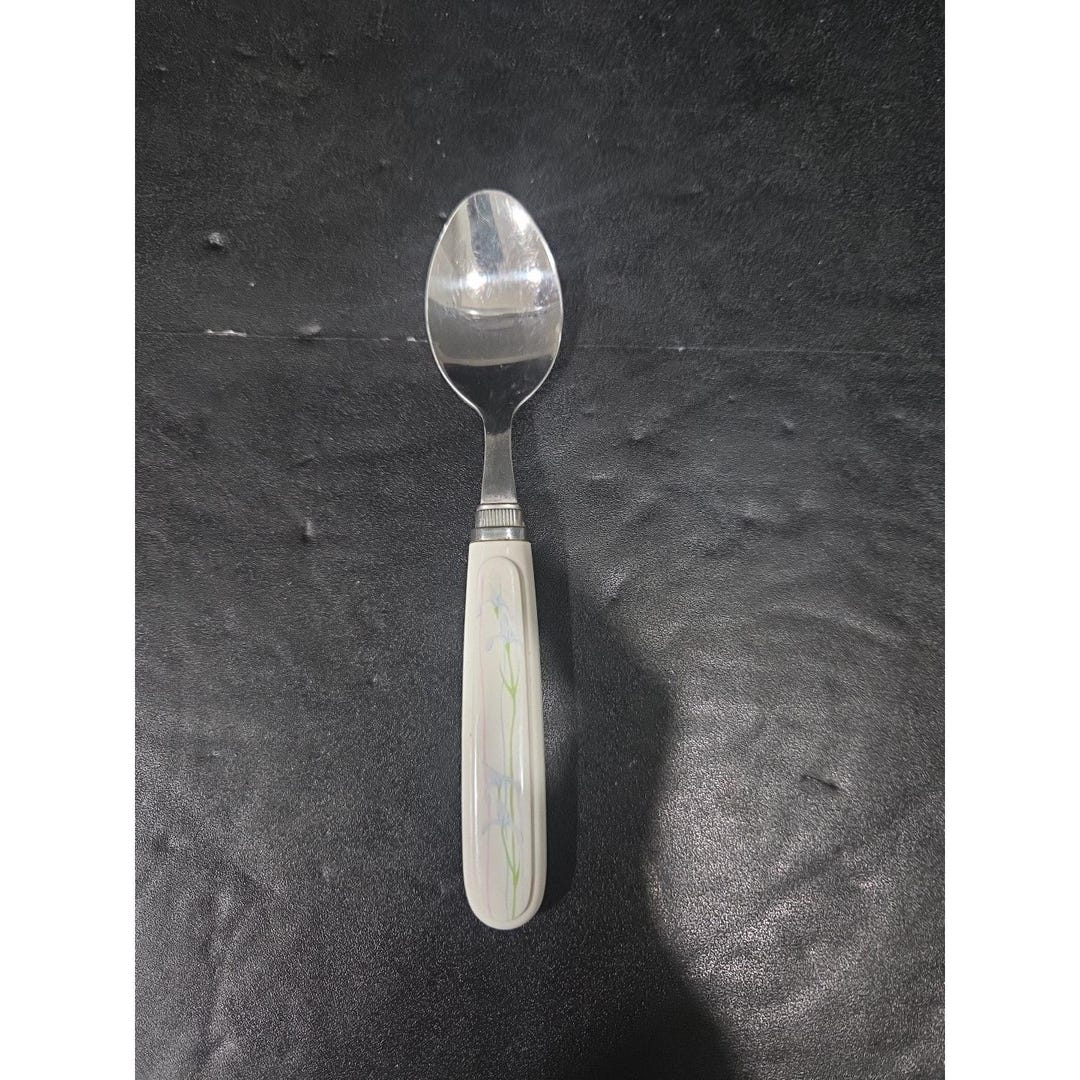 Corelle Shadow Iris Spoon, Vintage Corning Flatware With Plastic Handle ...