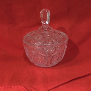 Anchor Hocking Star of David Glass Bowl, Crystal Sugar/candy Dish ...