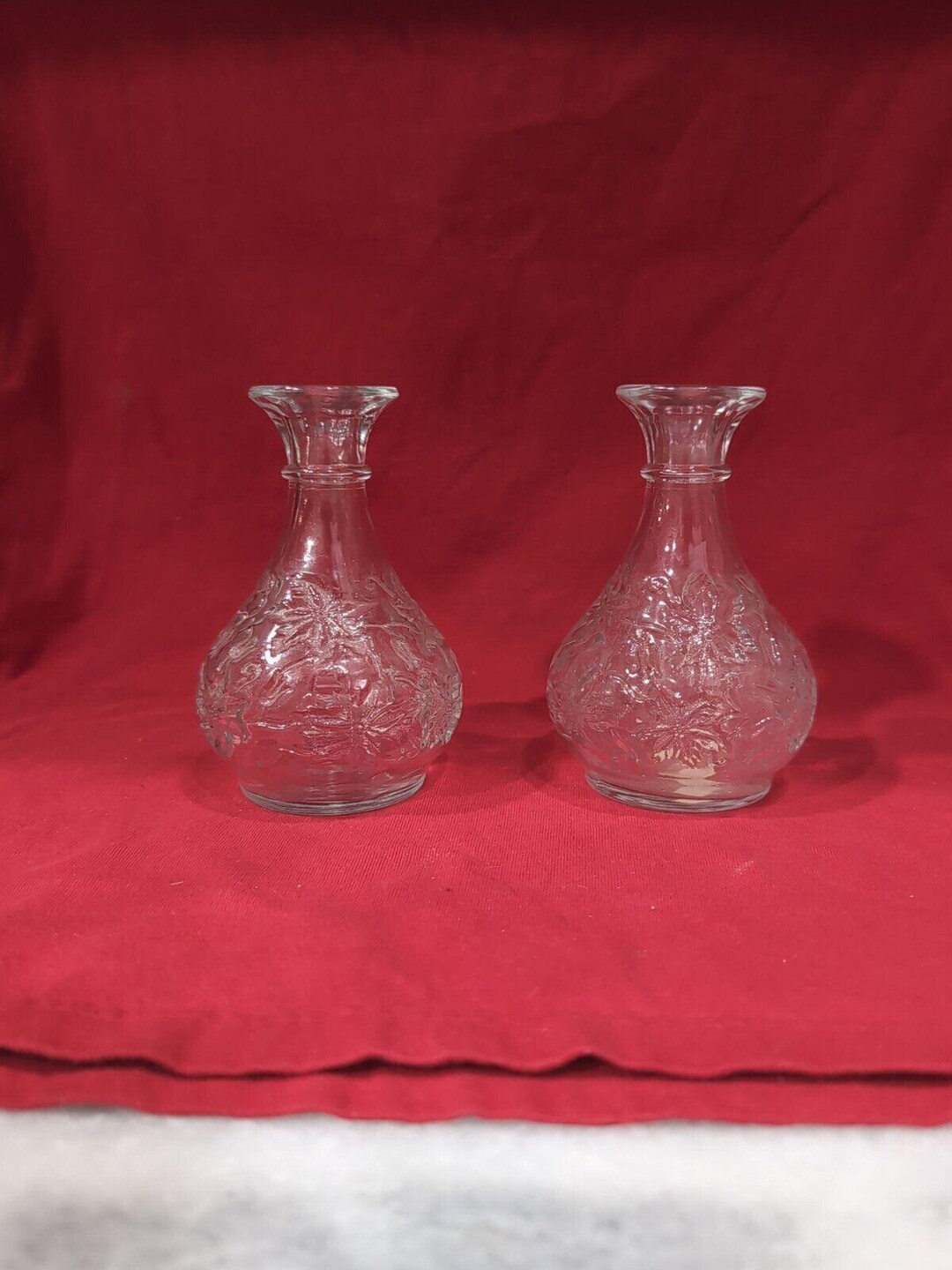 Princess House Fantasia Crystal Bud Vase Set, 5" Pair, Vintage Crystal ...