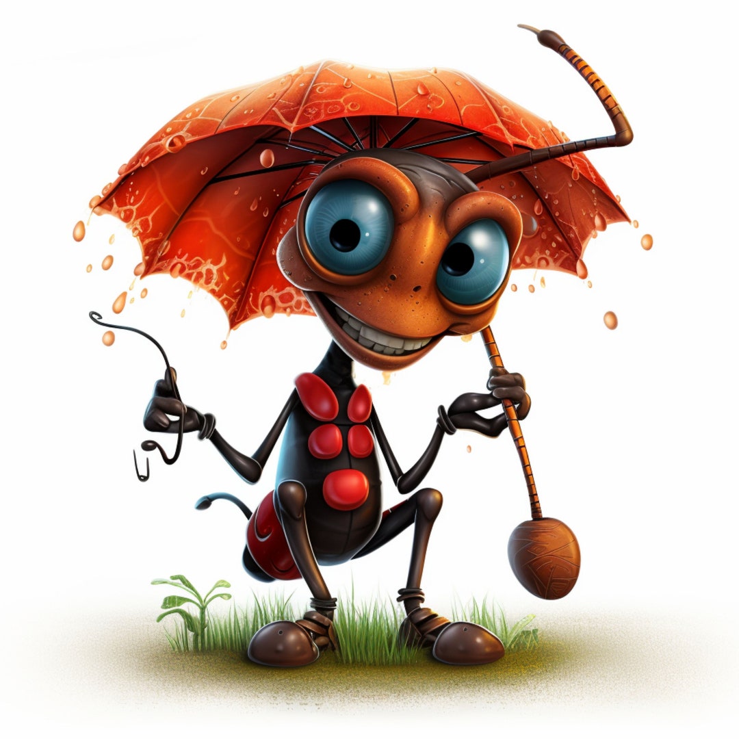 A Group of Naughty Ants Clipart Ant Clipart Watercolor Ants - Etsy