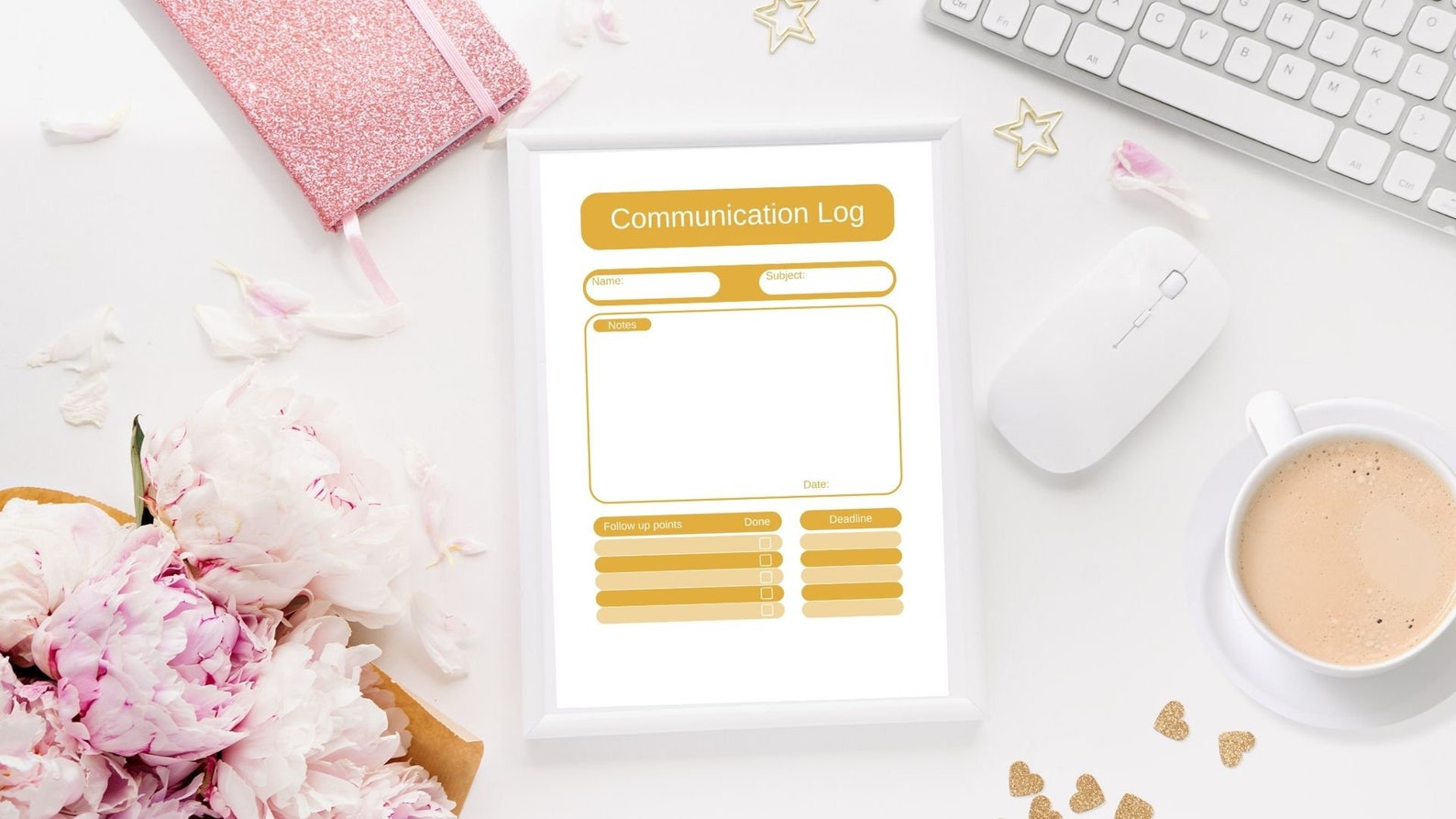 Communication Log, Call Log, Client Tracker, Conversation Tracker ...