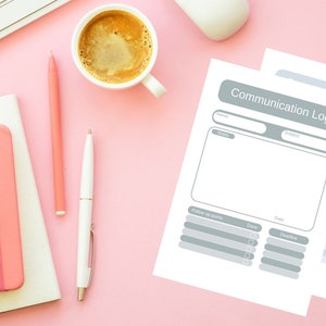 Communication Log, Call Log, Client Tracker, Conversation Tracker ...