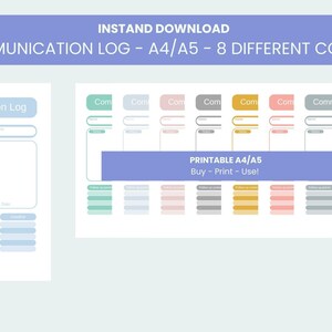 Communication Log, Call Log, Client Tracker, Conversation Tracker ...