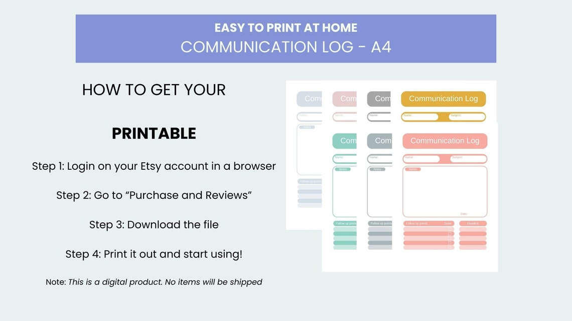 Communication Log, Call Log, Client Tracker, Conversation Tracker ...