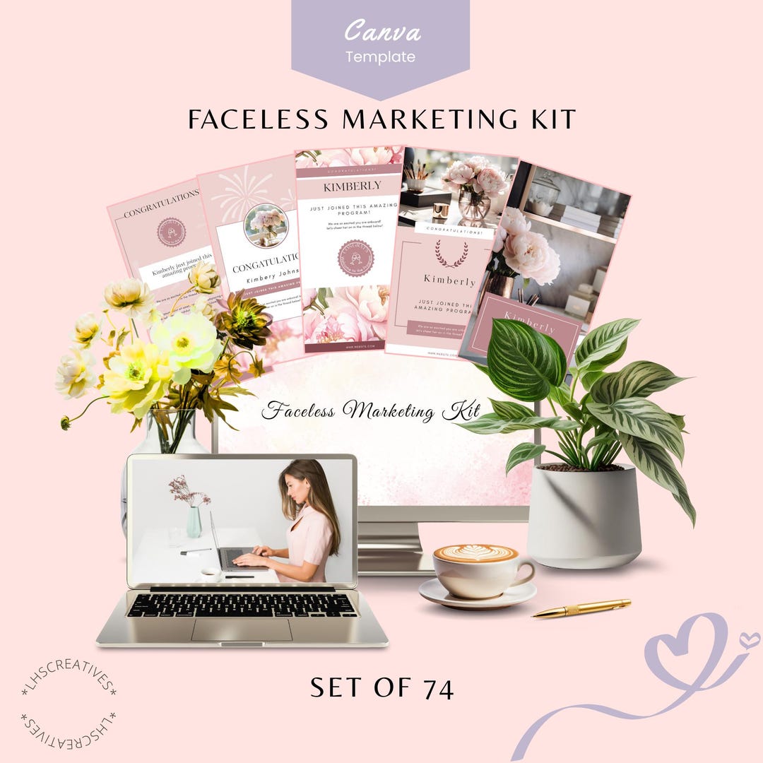 Faceless Reels Marketing Starter Kit | Instagram Blueprint for Social ...