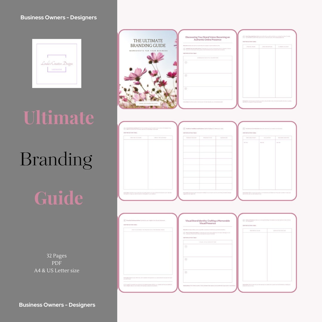 Ultimate Branding Workbook Brand Your Business Brand Launch Ebook Brand ...