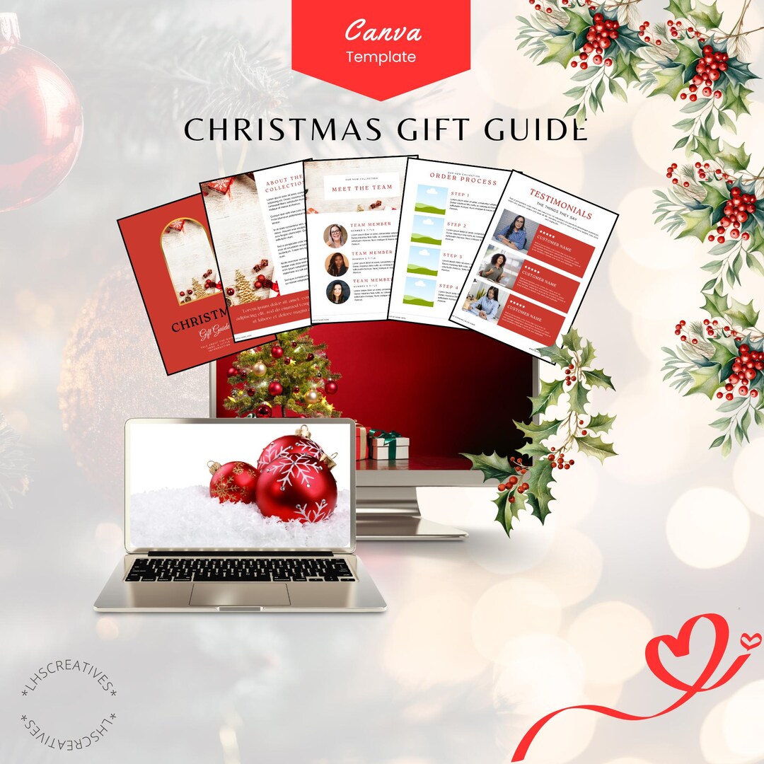 2025 Fillable Present Guide Template | Holiday Shopping for Small ...