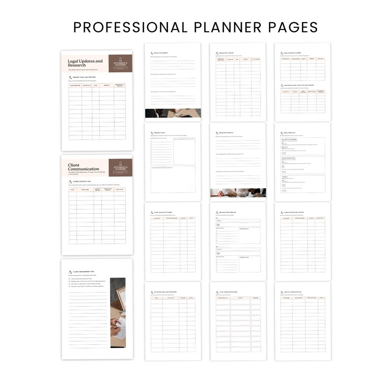 Attorney Planner - 2026 | Lawyer Organizer With Case Management | Legal ...