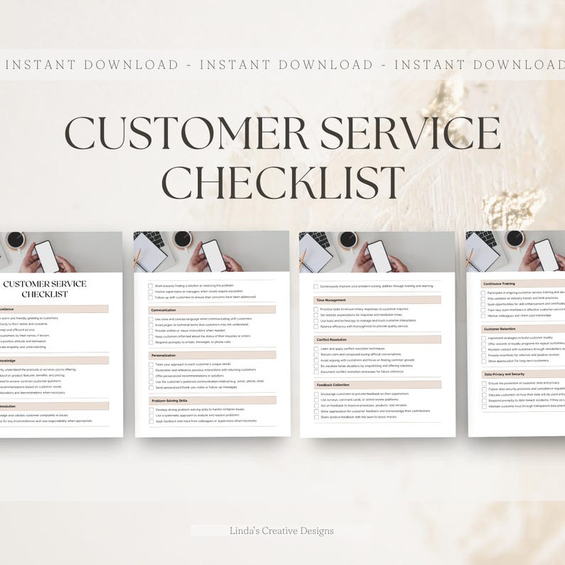 Essential Customer Service Checklist for New Business Owners Improve ...