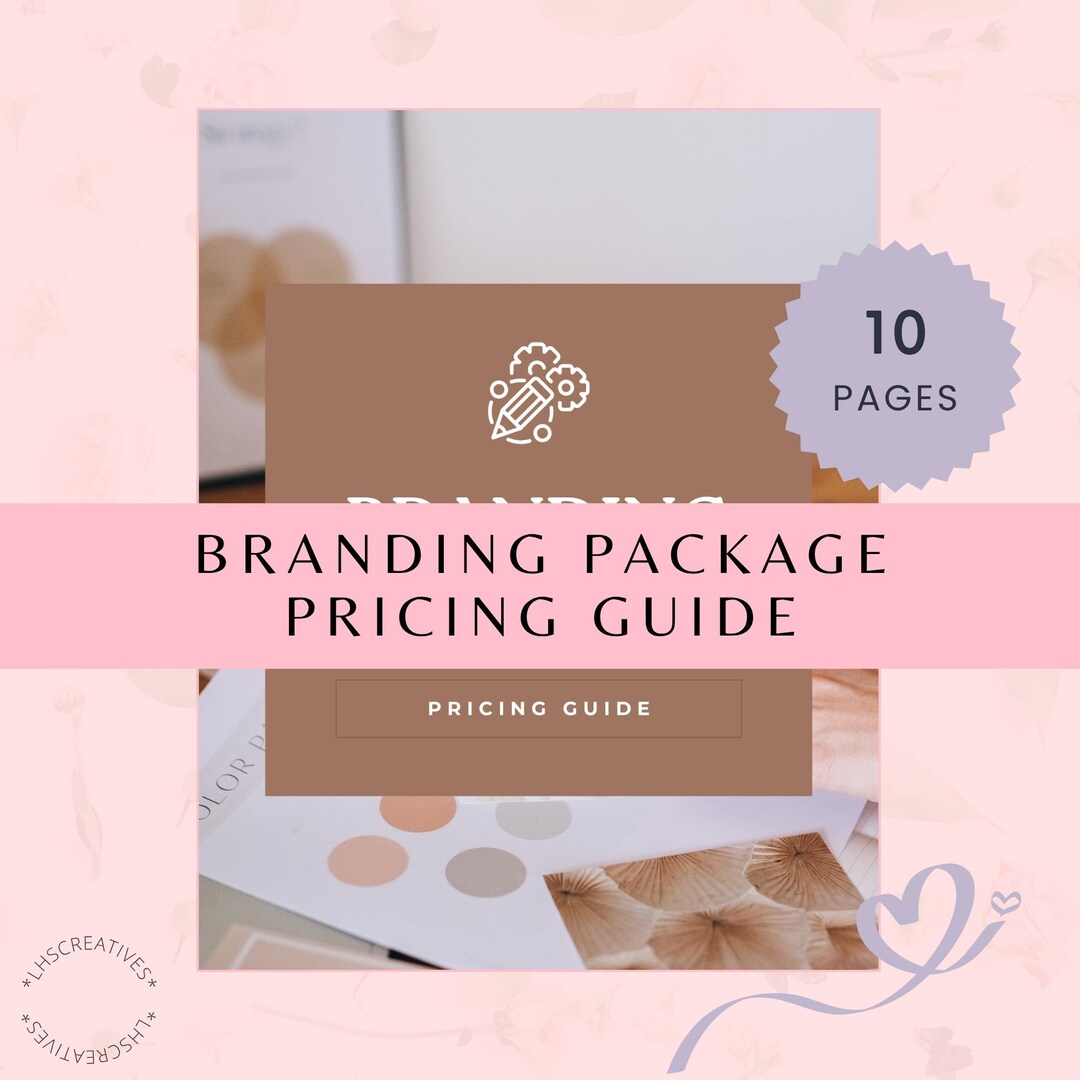 Branding Package Pricing Guide Template: Professional Design (letter ...