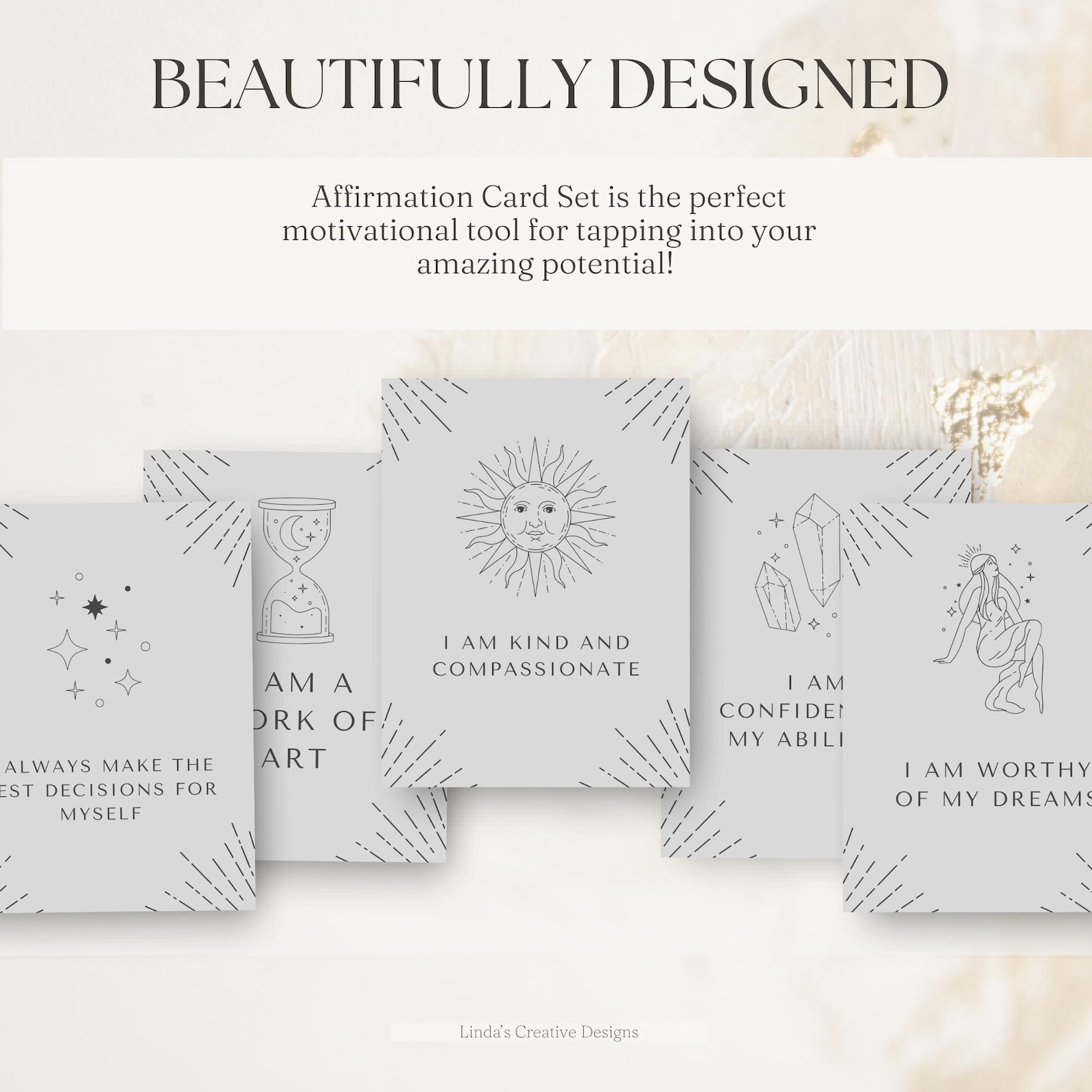 Printable Affirmations Affirmation Deck Motivational Cards ...