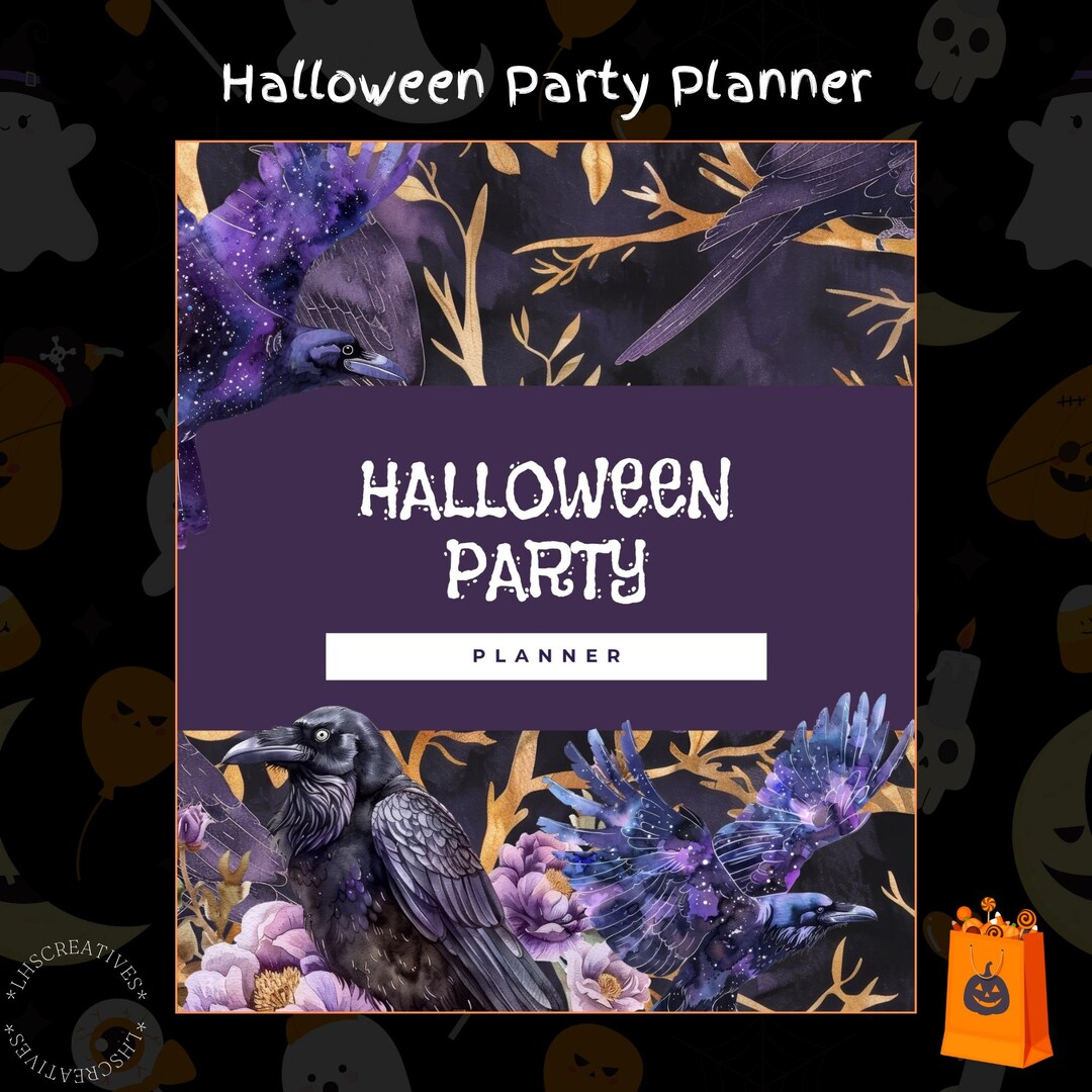 Halloween Party Planner Printable | Letter & A4 Formats | Easy Event ...