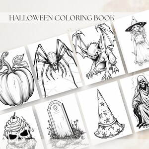 Spooky Halloween Coloring Pages for Kids | Fun & Scary Printable ...