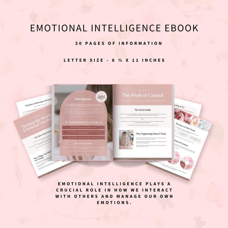 Emotional Intelligence Book Template for Self-development and Personal Growth | PDF - Etsy