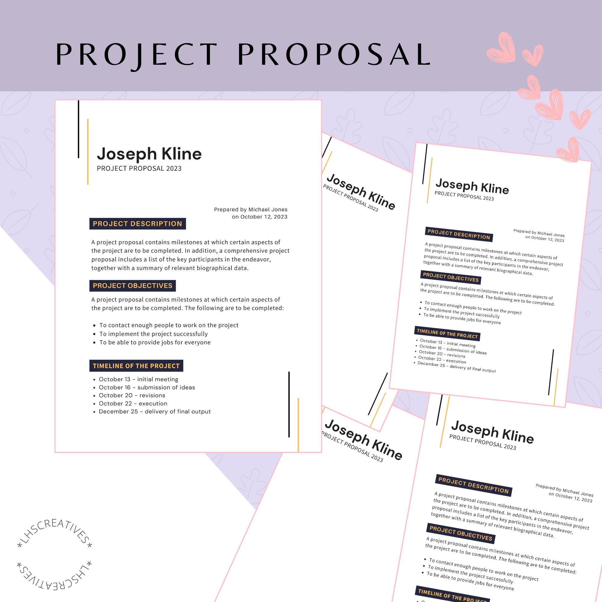Interior Design Project Proposal Template: Professional Client ...