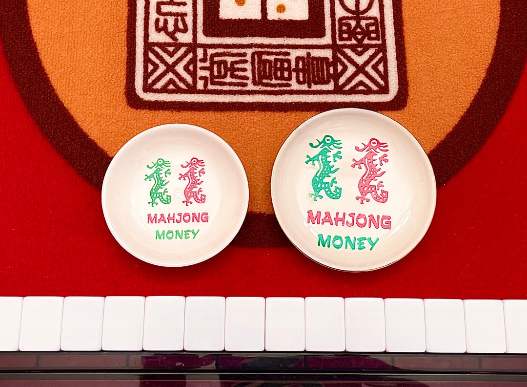 Mahjong Money Dish Game Gift Accessory - Etsy