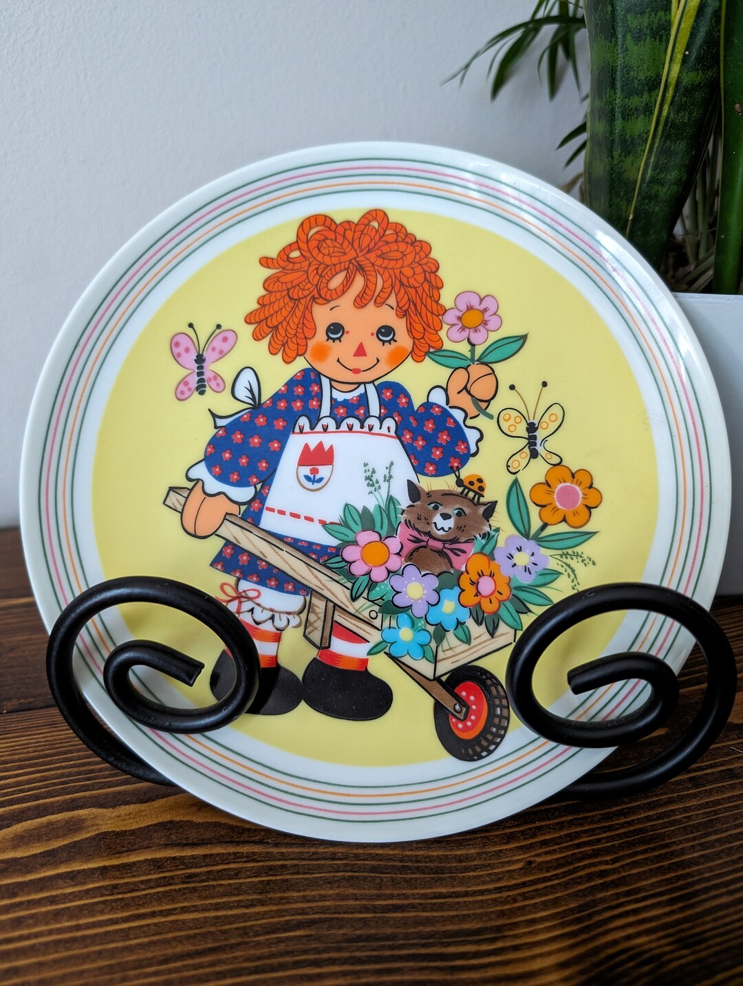 Vintage Raggedy Ann 1980 Collector Plate / the Sunshine Wagon / First ...