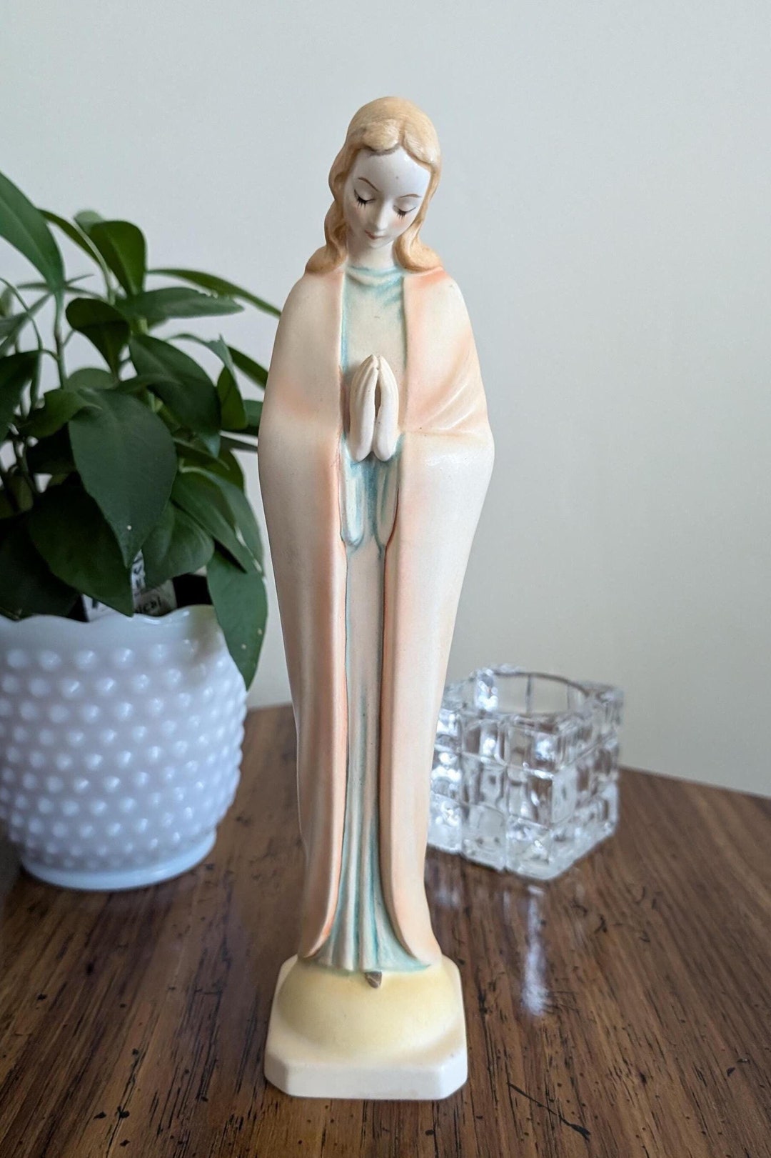 Vintage Goebel Madonna Statue: MJ Hummel Blessed Virgin Mary Figurine ...