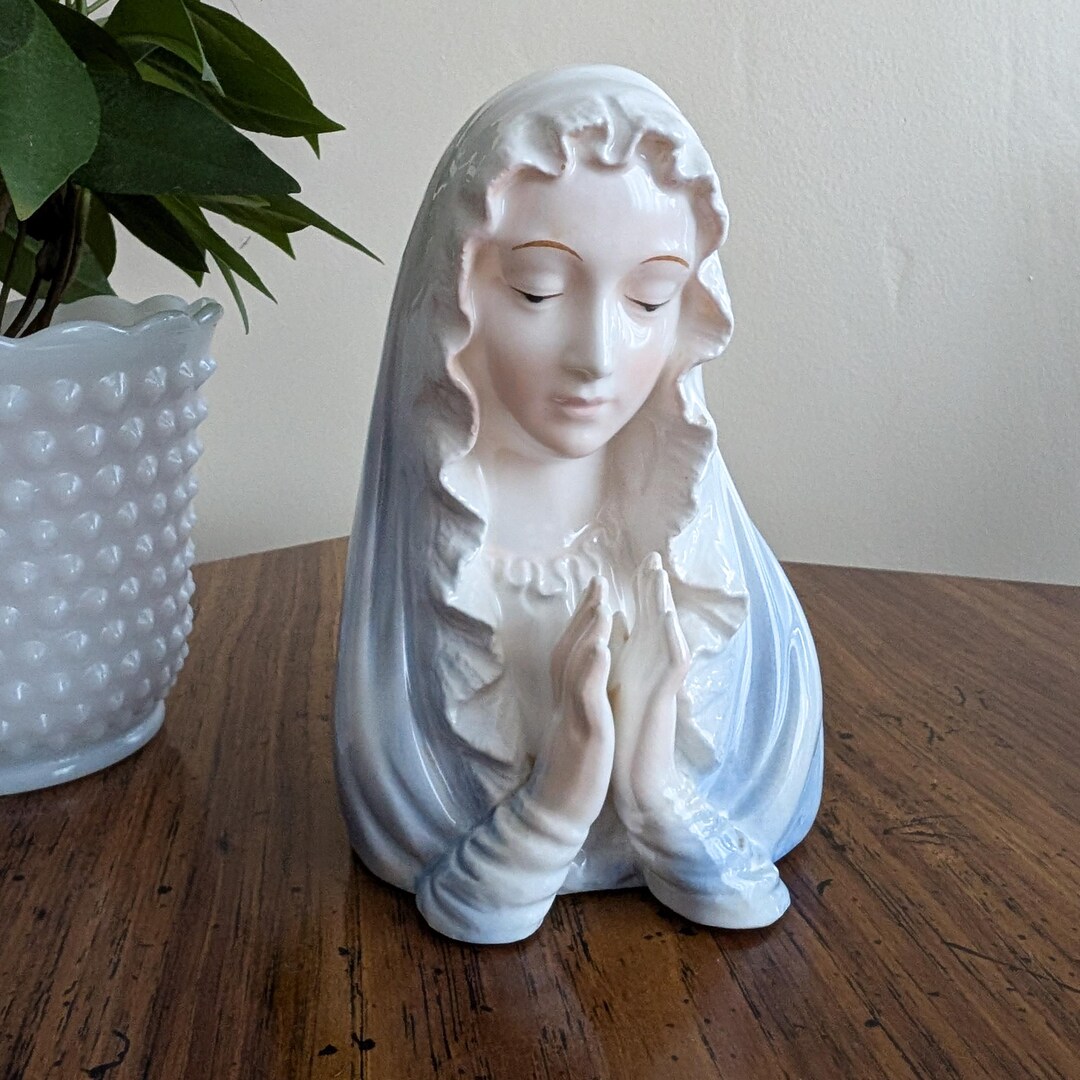 Vintage Relpo Samson Madonna Planter: 1960s Catholic Decor - Etsy