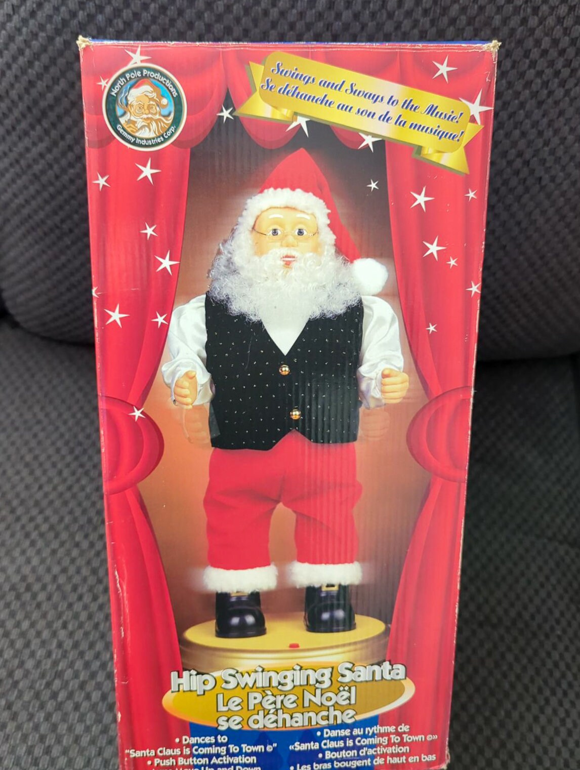 Vintage Gemmy Hip Swinging Santa Vintage Animatronic Santa - Etsy Canada