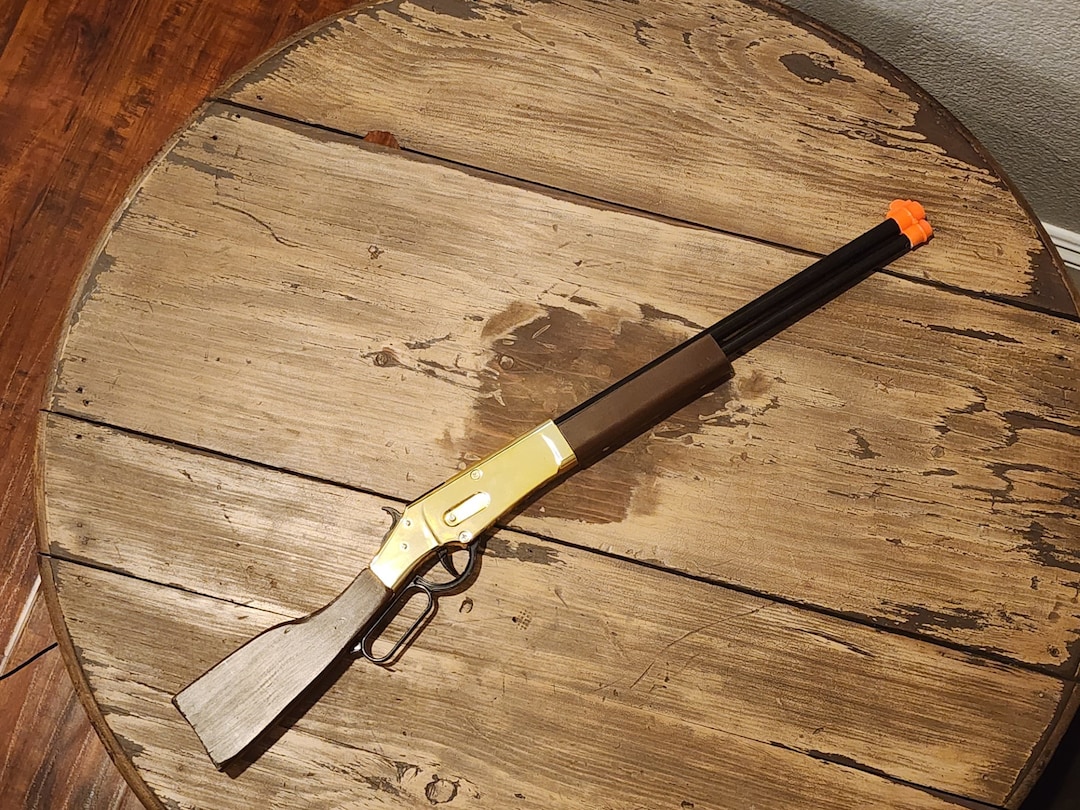 Rifle Cap Gun 1866 Style Lever Action Golden Ranger Rifle - Etsy