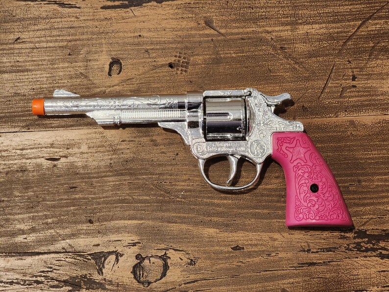 Cap Gun Vintage Billy the Kid Western Cowgirl Style Toy Cap Gun Pistol ...