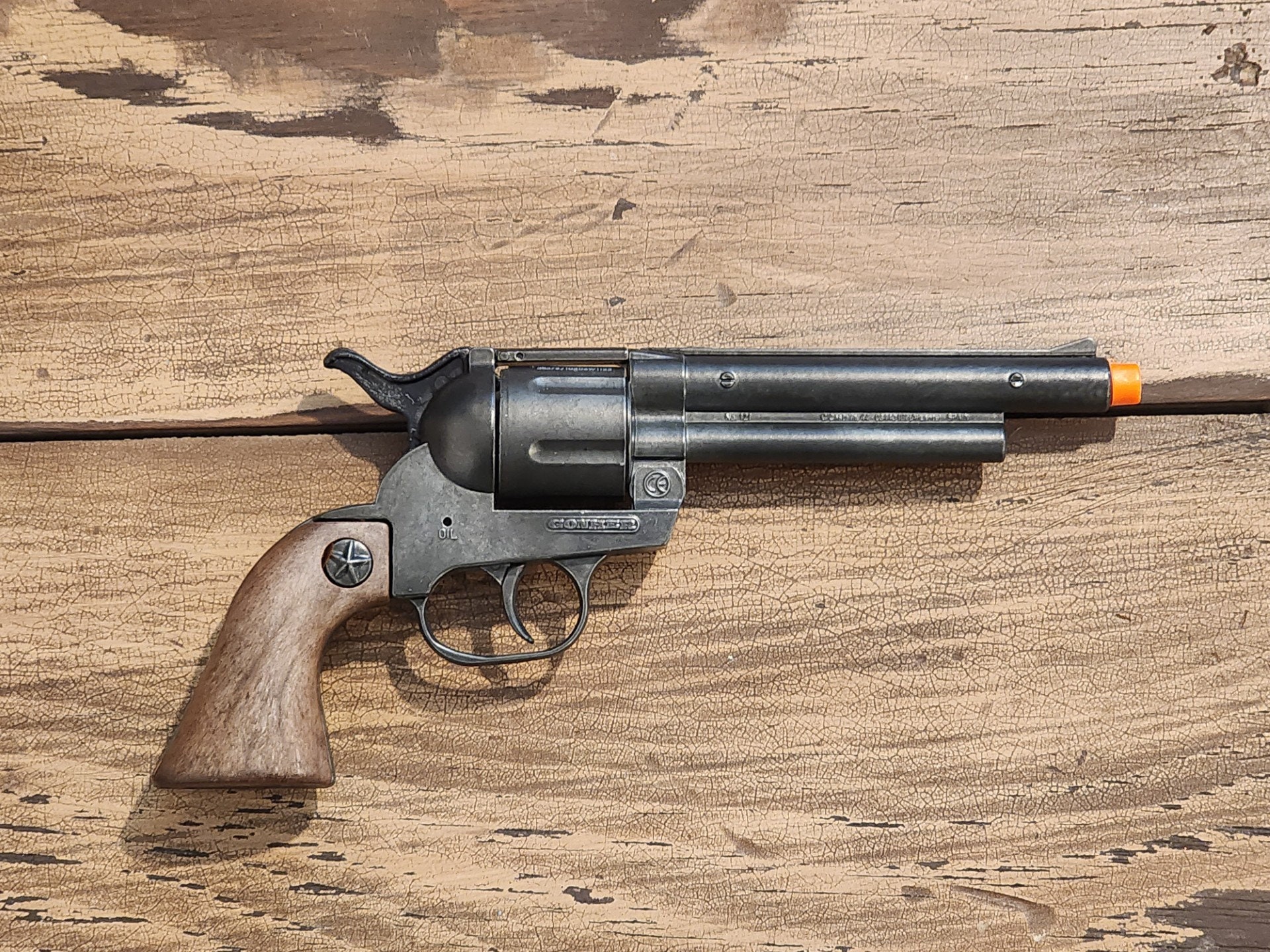 Cap Gun Cowboy Diecast 12 Shot Revolver Colt - Etsy