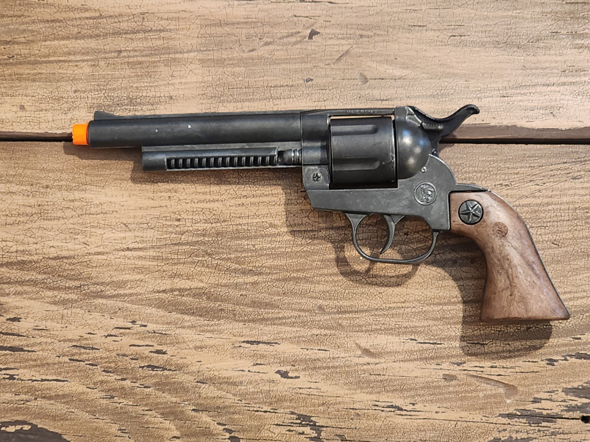 Cap Gun Cowboy Diecast 12 Shot Revolver Colt - Etsy