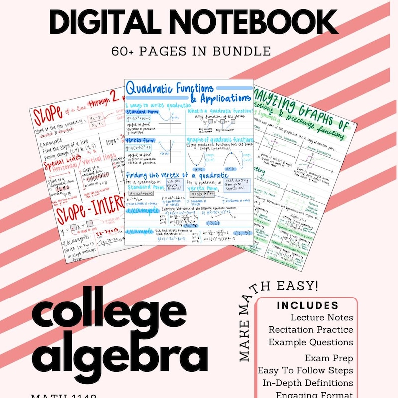 College English Study Notes - Etsy