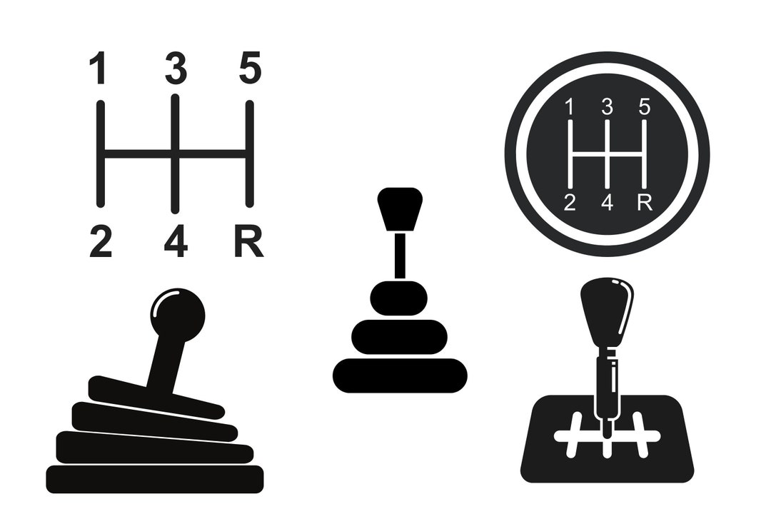 Car/ Truck Shifters Themed SVG Bundle Gear Shift Multiple File Formats ...