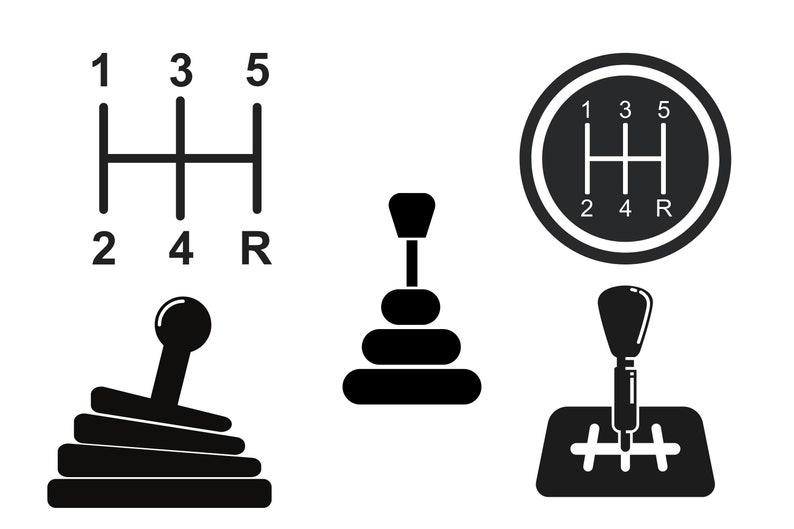 Car/ Truck Shifters Themed SVG Bundle Gear Shift Multiple File Formats ...