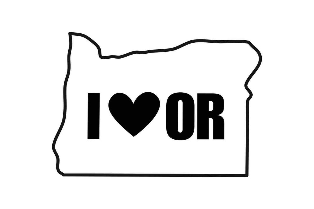 I Love Oregon State Heart SVG Bundle Designs Laser Files Multiple ...