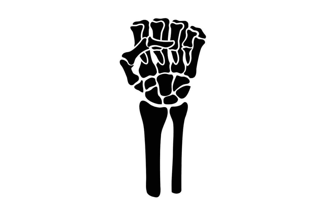 Skeleton Hand Fist Power SVG PNG Multiple Formats Digital Download ...