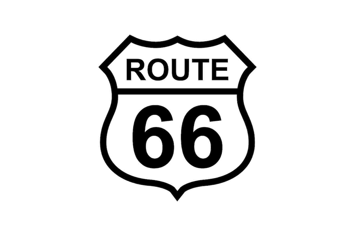 Route 66 Road Sign Design SVG PNG Bundle Multiple Formats Cricut ...