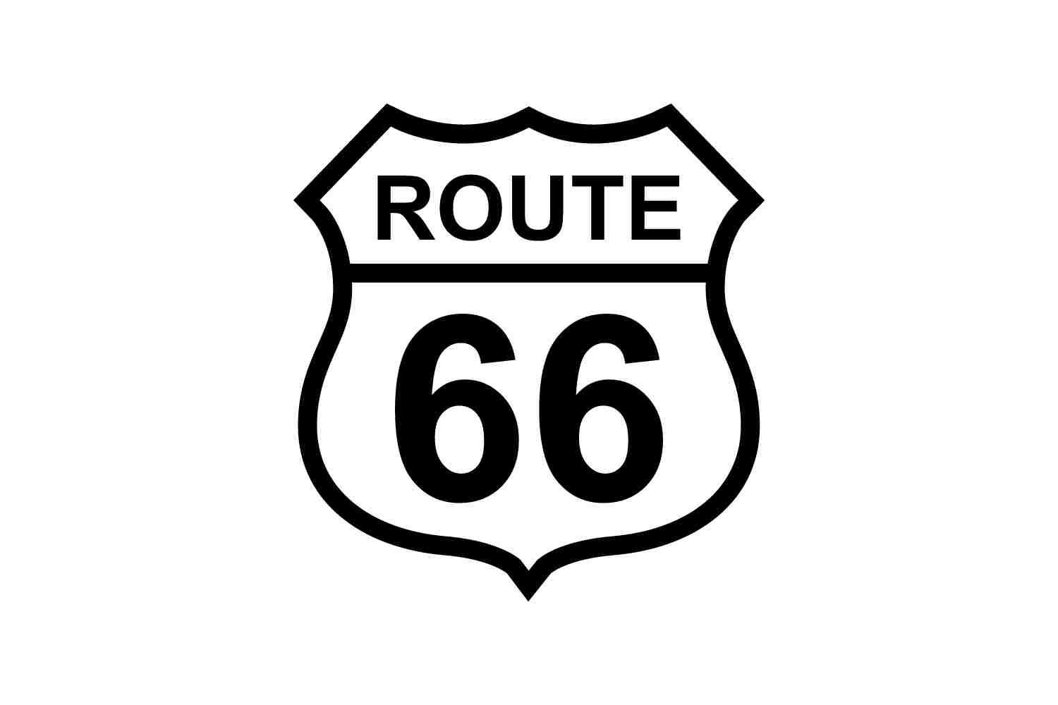 Route 66 Road Sign Design SVG PNG Bundle Multiple Formats Cricut ...