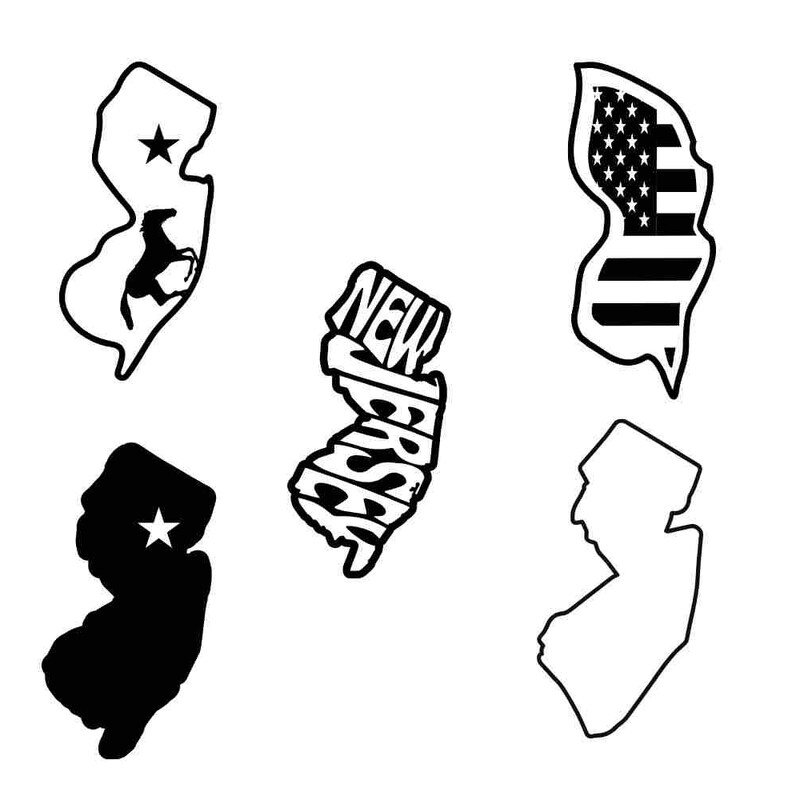 New Jersey Svg - Etsy