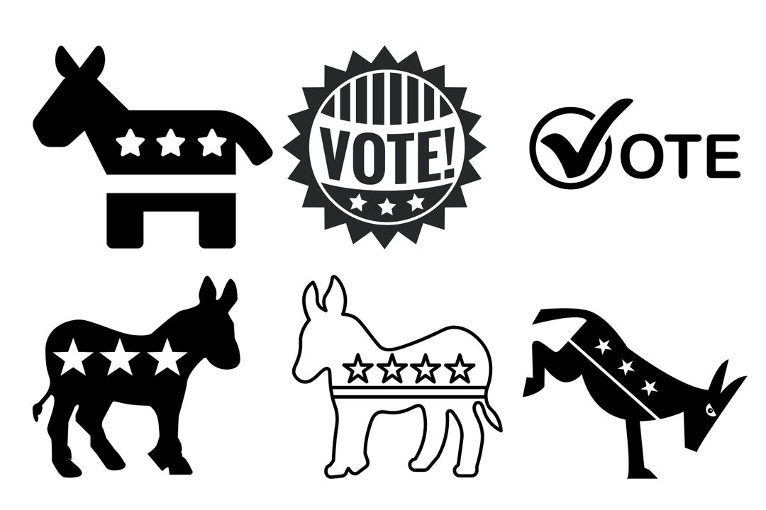 Democrat Party Themed SVG Bundle T-shirt Designs Laser Files Multiple ...