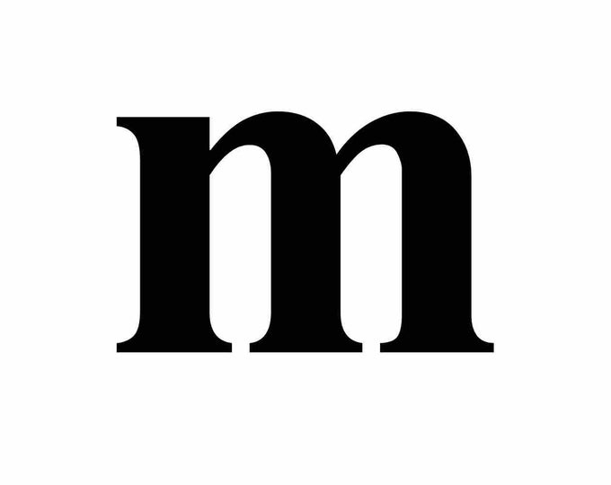 Lowercase Letter M Svg, Alphabet Letter M Svg, Letter M Clipart, M&M ...