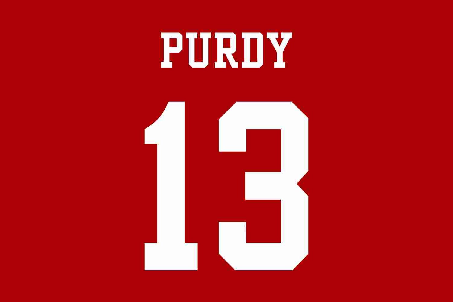 Purdy 13 Jersey Design SVG Bundle Multiple File Formats Stickers Cricut ...