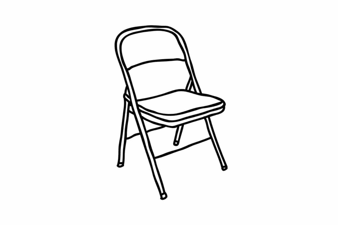 Metal Folding Chair SVG PNG Bundle Cricut Laser Files Crafting Stickers ...