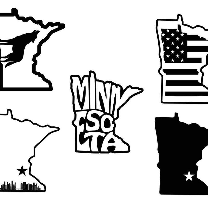 Minnesota Outline - Etsy