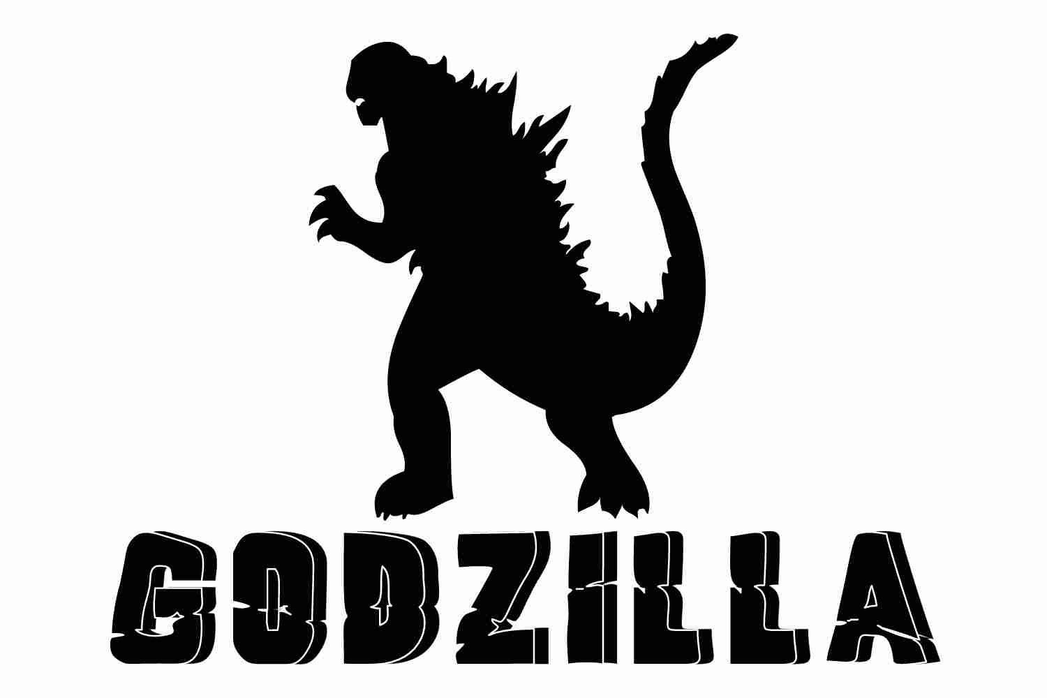 Godzilla Design SVG PNG Bundle Cricut and Silhouette Stickers T-shirts ...