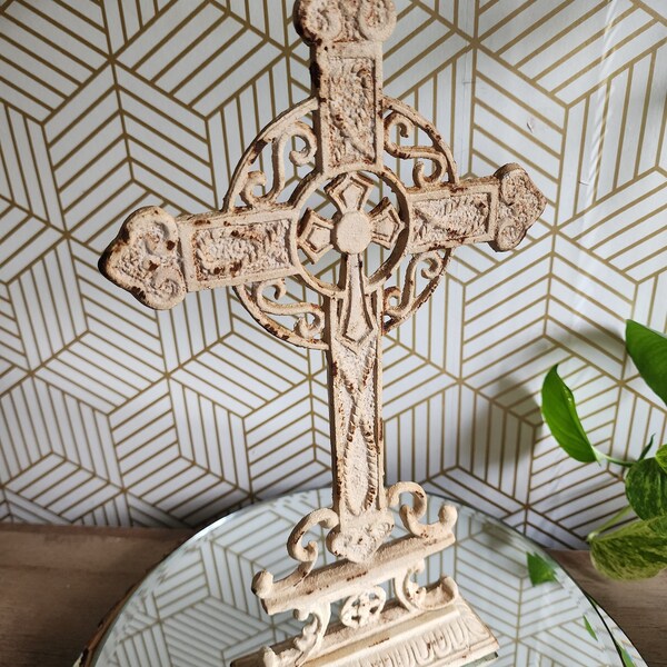 Antique Cross Cast Iron - Etsy