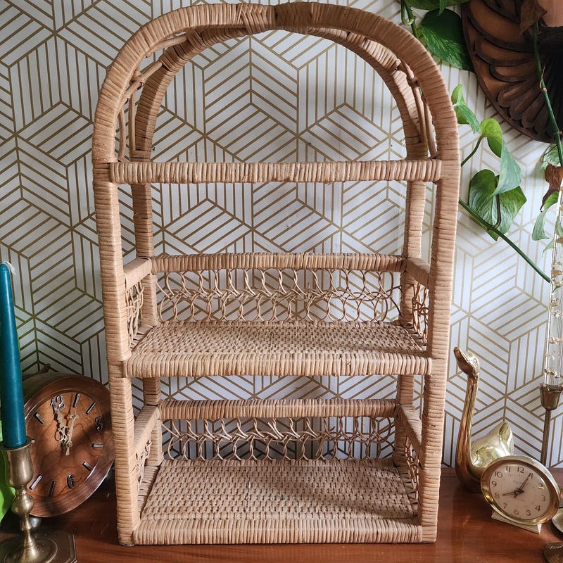 Wicker Shelf - Etsy