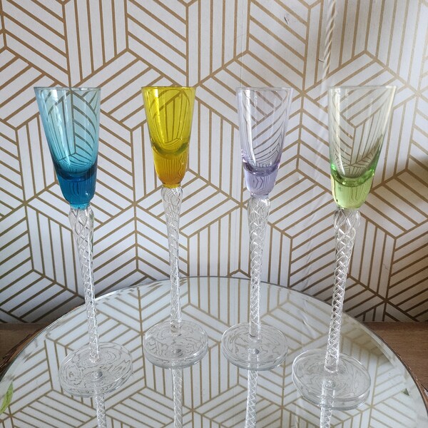 Harlequin Glasses - Etsy