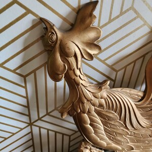 Vintage Syroco Wood Gold Wall Hanging Rooster - Etsy