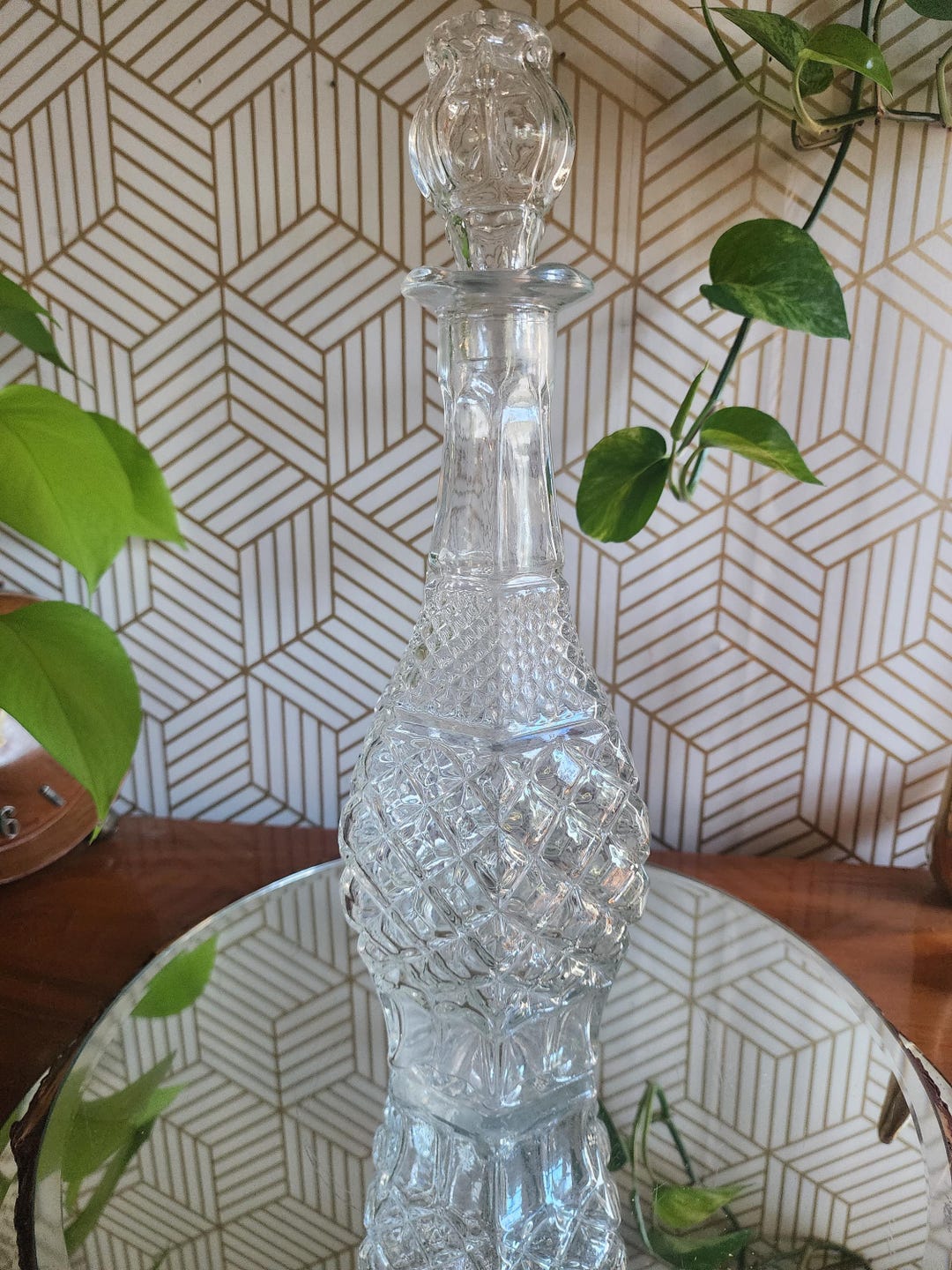 Anchor Hocking Crystal Decanter Wexford Clear Pattern 14.5" Tall - Etsy