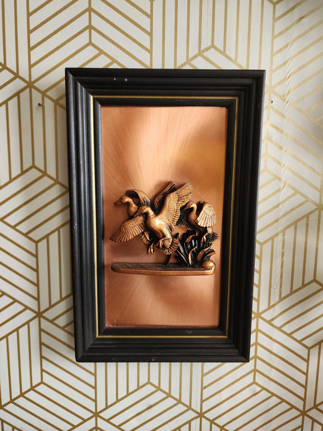 Vintage Copper Ducks Wall Art by COPPERAMA Inc.,signed - Etsy