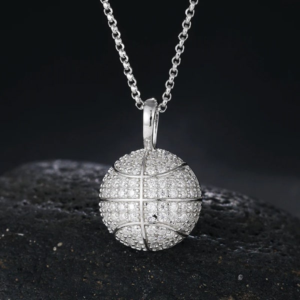 Basketball Necklace - Etsy